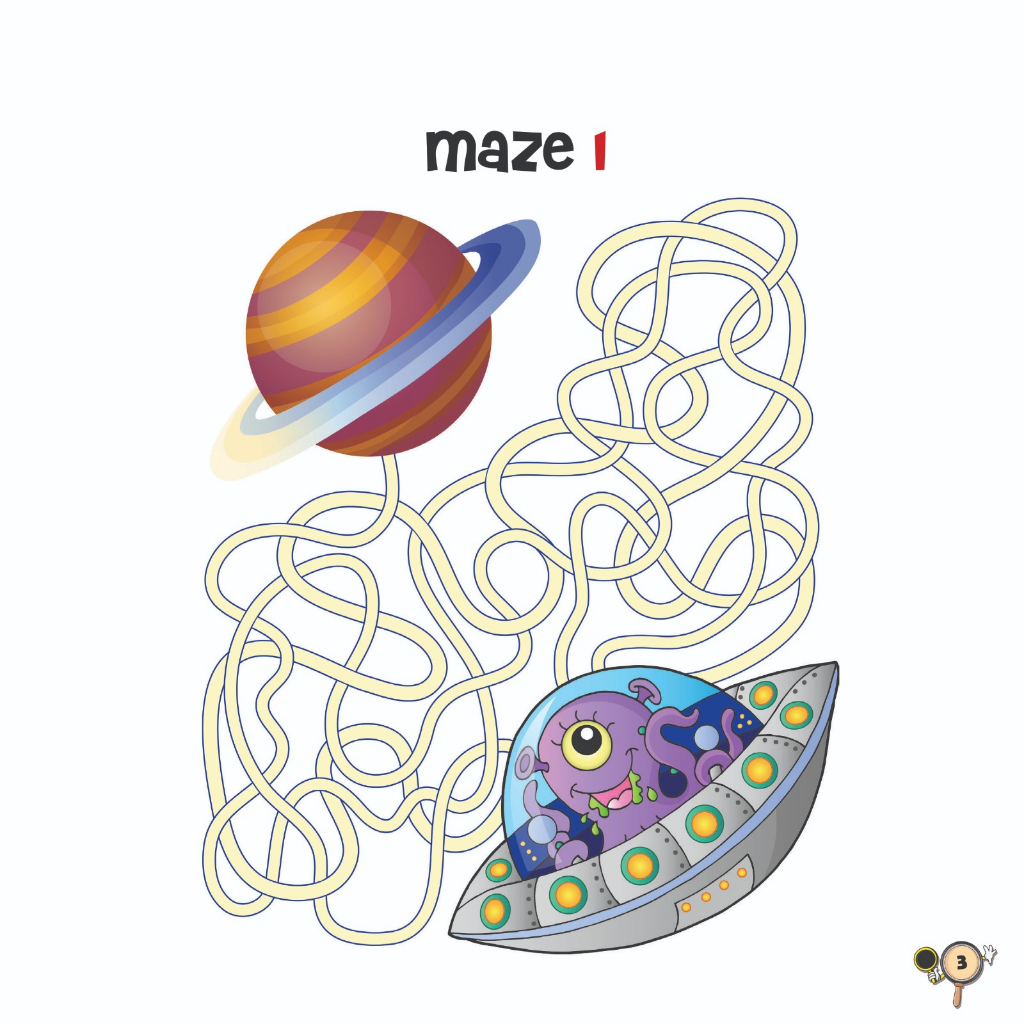 Spot the Difference and Fun With Mazes | Puzzle Book | Buku Aktiviti ...