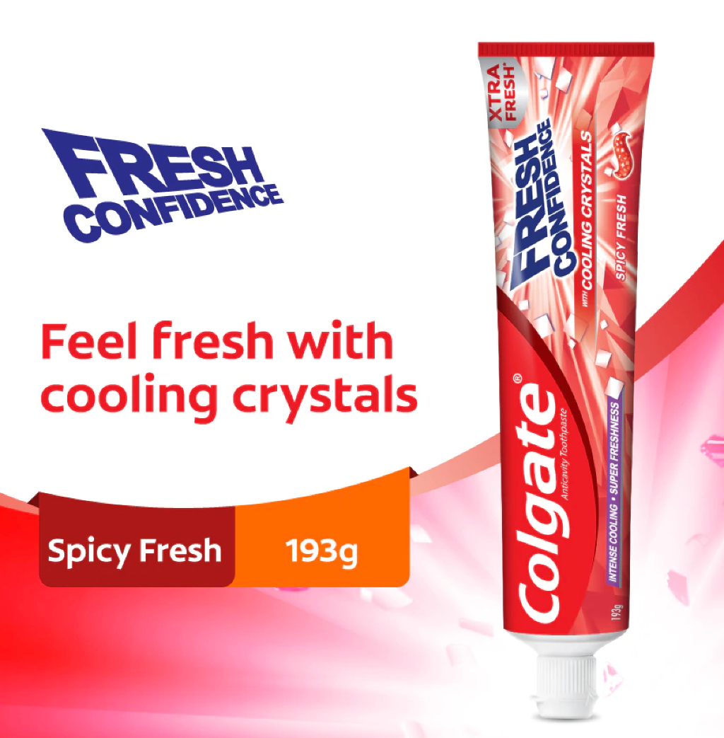 Colgate Toothpaste Triple Action 2x175g 5x20g Fresh Confidence 193g ...