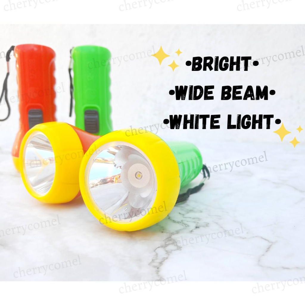 FREE BATTERIES! Small Torchlight Flashlight for Kids White Light Flash ...