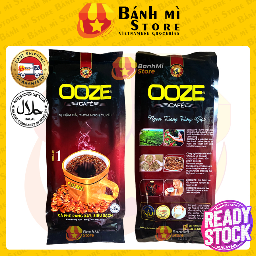 BEST OOZE KOPI & PRO KOPI VIETNAM | [HALAL] OOZE & PRO GROUND COFFEE VIETNAM | OOZE PRO 500G ...