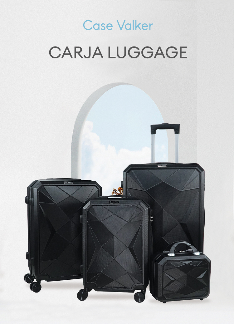 Case Valker Carja ABS 4 in 1 Hard Case Luggage Set (28" + 24" + 20 ...