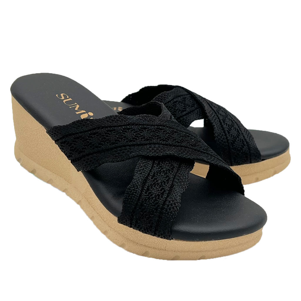 SWS Kids Girl Comfy Wedges Shoes Kasut Raya Budak Perempuan Sandals ...