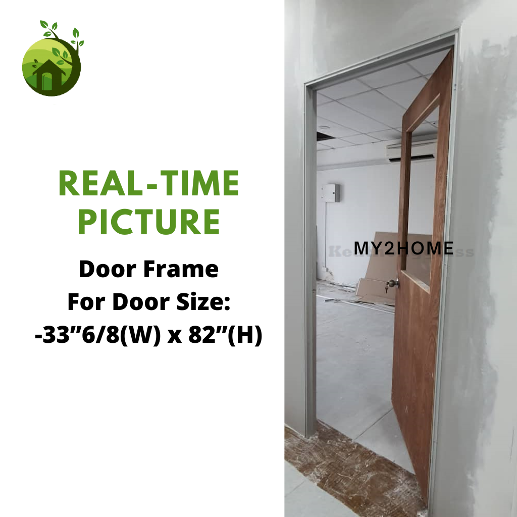 Partition Frame Pintu (1set) /Door Jamb Aluminium/ Partition Besi ...