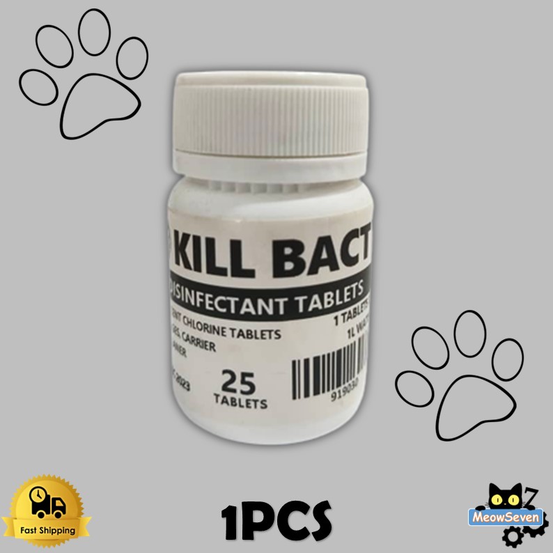 KILL BACT Disinfectant Chloring Tablets ( 25 Tablets ) - Disinfectant ...