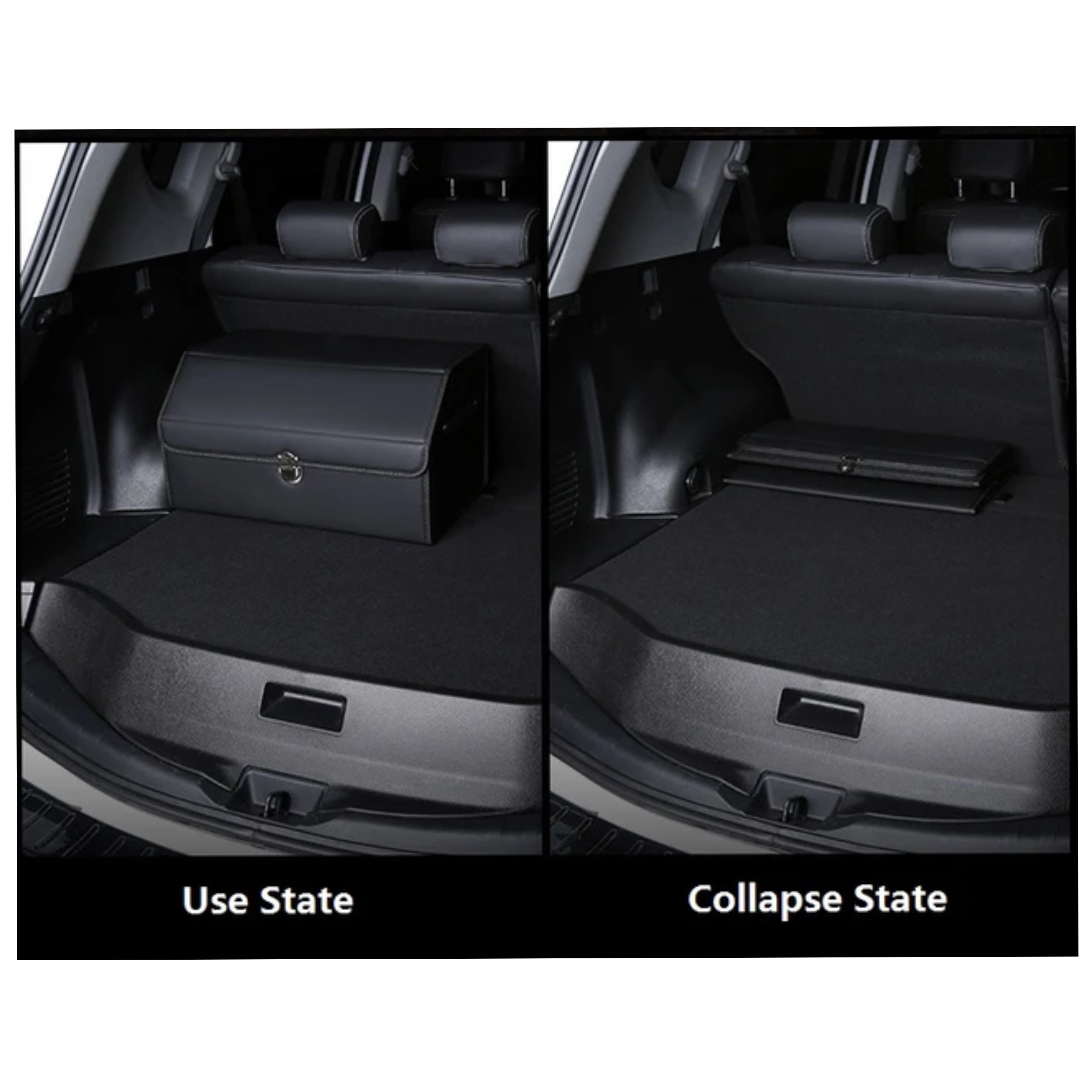 Luxury//Car Trunk Storage Box Multipurpose Collapsible Organizer Car ...