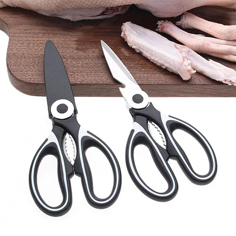 ANTI RUST Stainless Steel Kitchen Scissors Heavy Duty Scissor ...