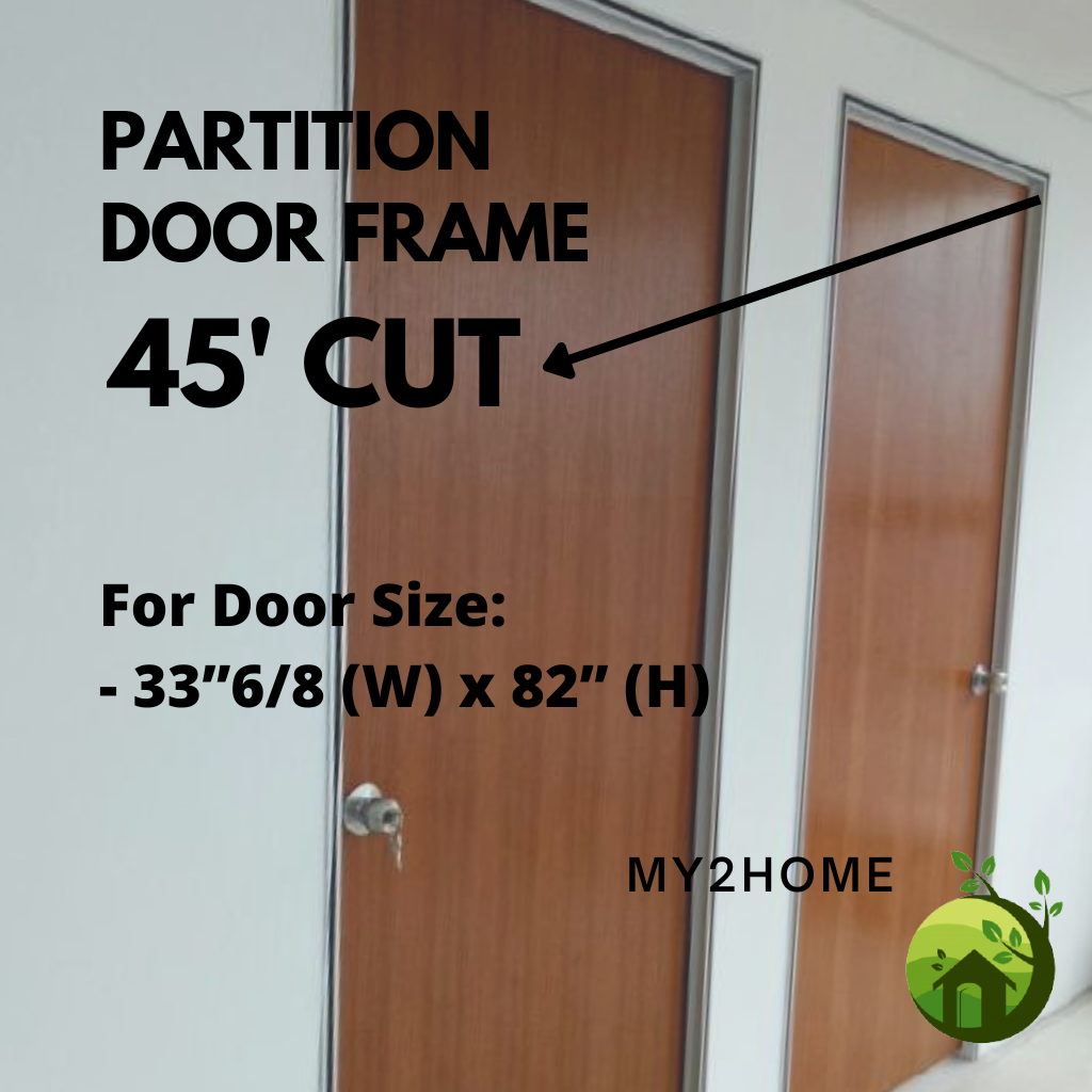 Partition Frame Pintu (1set) /Door Jamb Aluminium/ Partition Besi ...