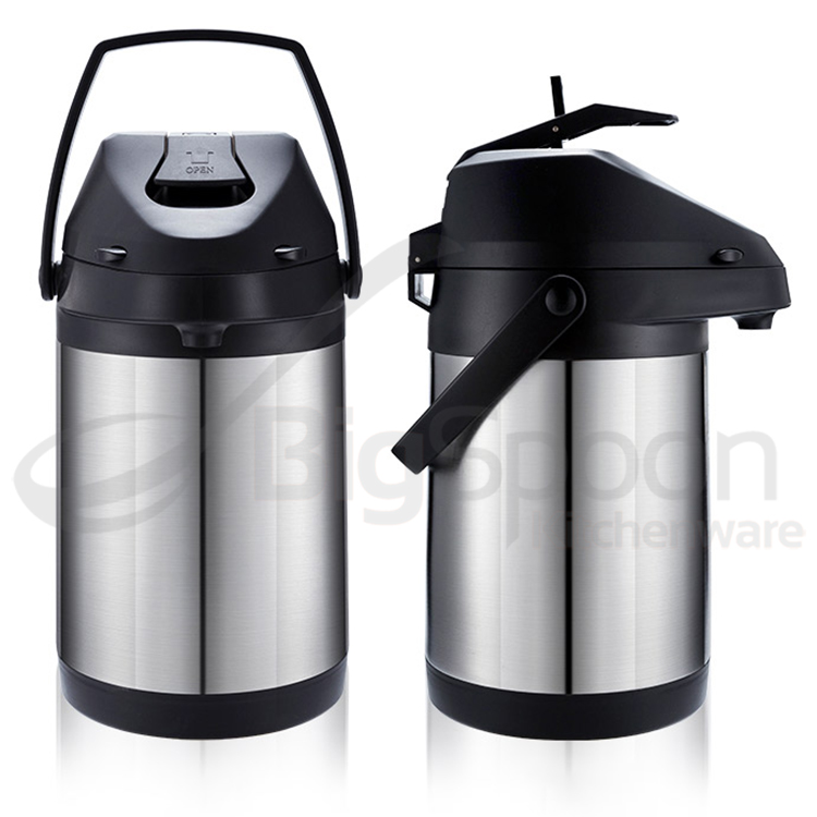 KAPPER 3L/5L Vacuum Flask Stainless Steel SUS304 Pump Water Dispenser ...
