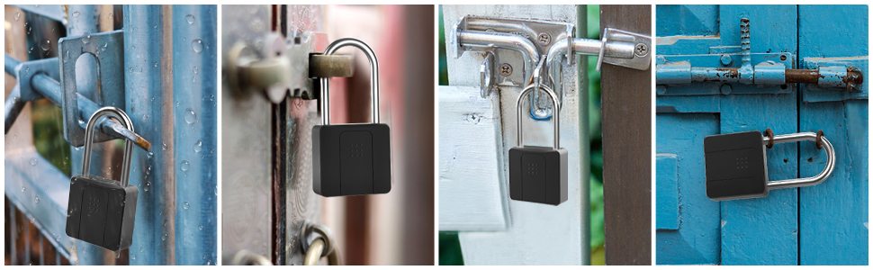 🏆Smart padlock TOP 1 🏆Fingerprint Padlock Bluetooth Outdoor Padlock For ...