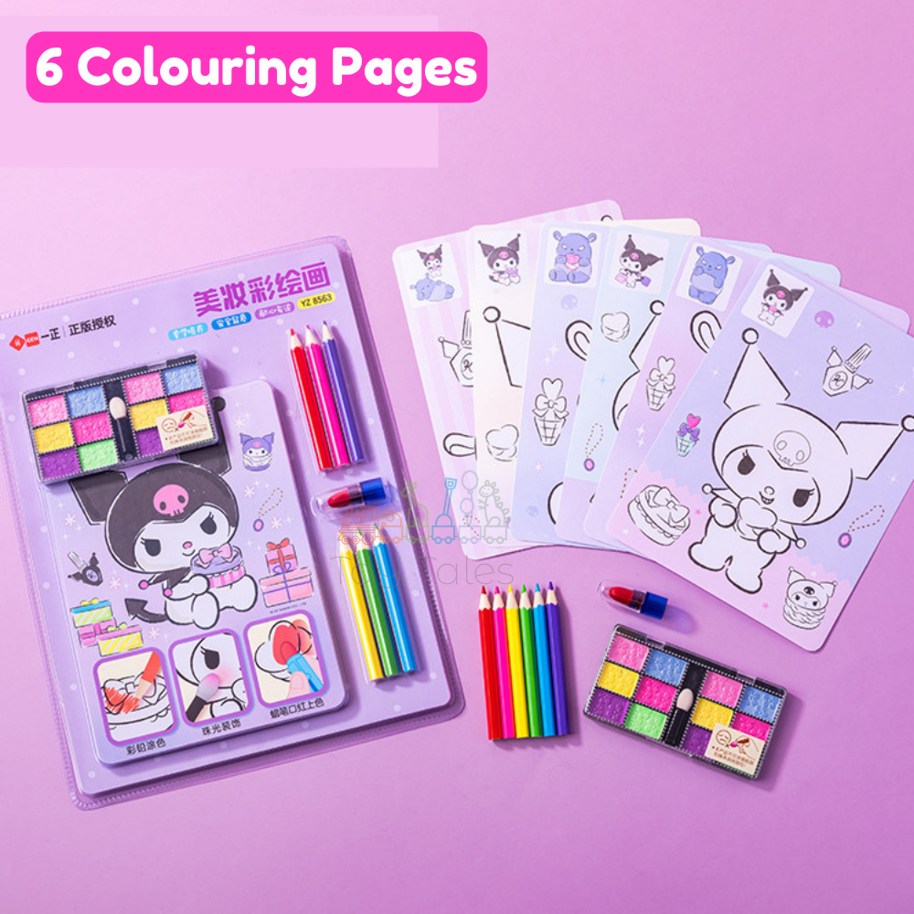 COLOURING BOOK Sanrio Stationery Colour Book Buku Warna Kanak Kanak Set ...