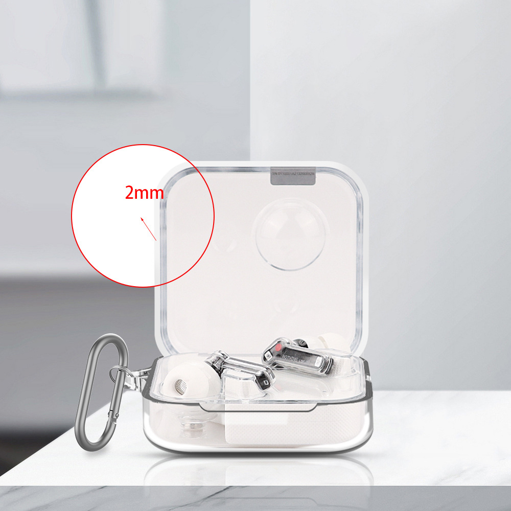 Nothing Ear (2) & Ear (1) Earbuds Case, Silicone Protect Cover (Full ...