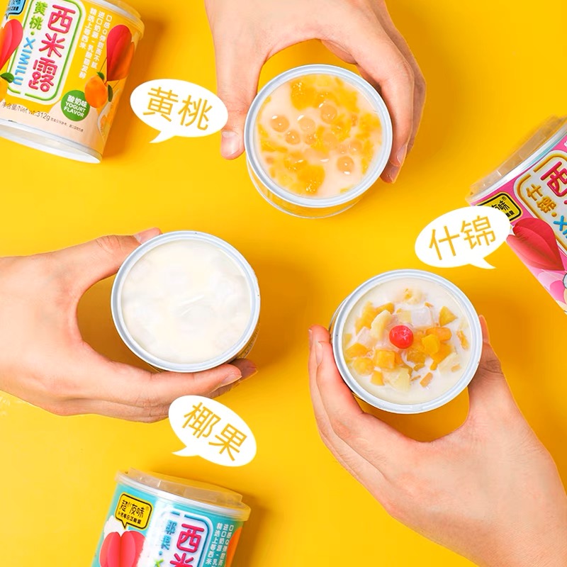 Super Friendly Flavor Yogurt Sago Dew 312g Assorted Fruit/Coconut Fruit ...