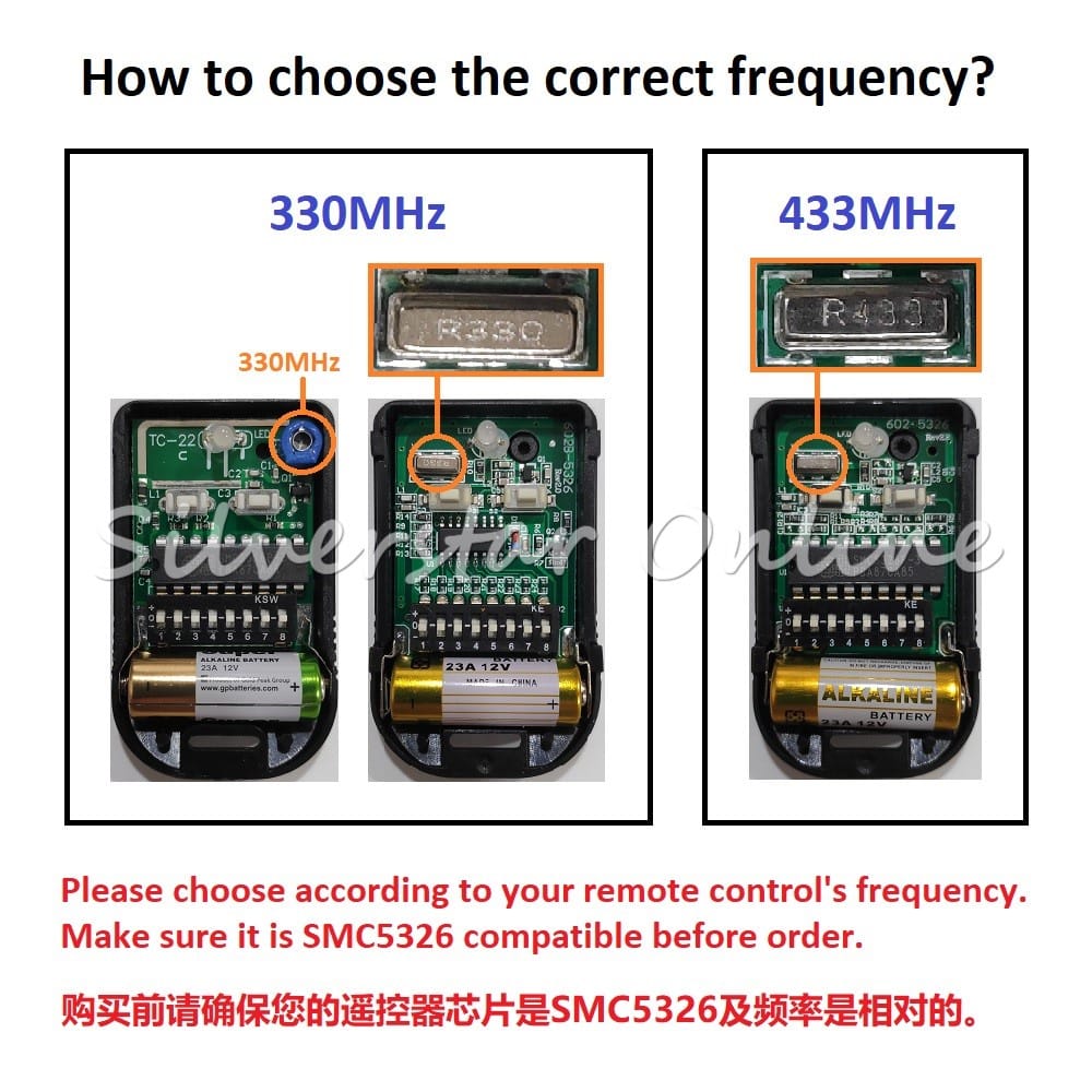 Alarm System Autogate Remote Control 433Mhz Set With 3 Crawler Steel ...