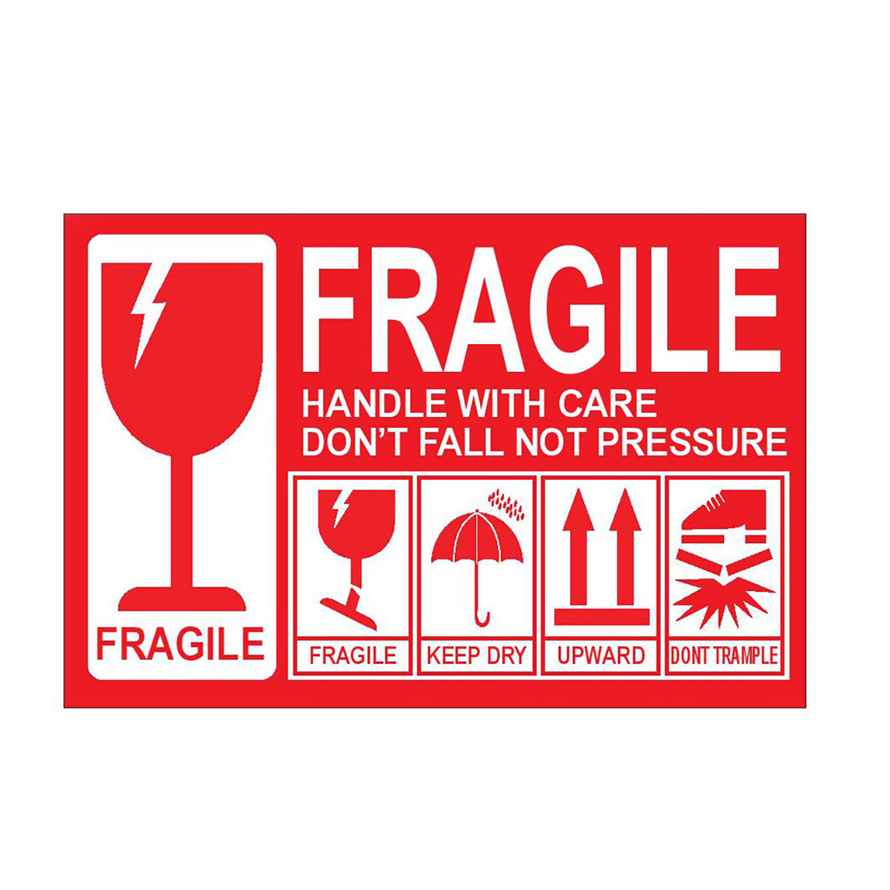 EPANDA Fragile Sticker Sticker Label Fragile Tape Courier Bag Parcel ...