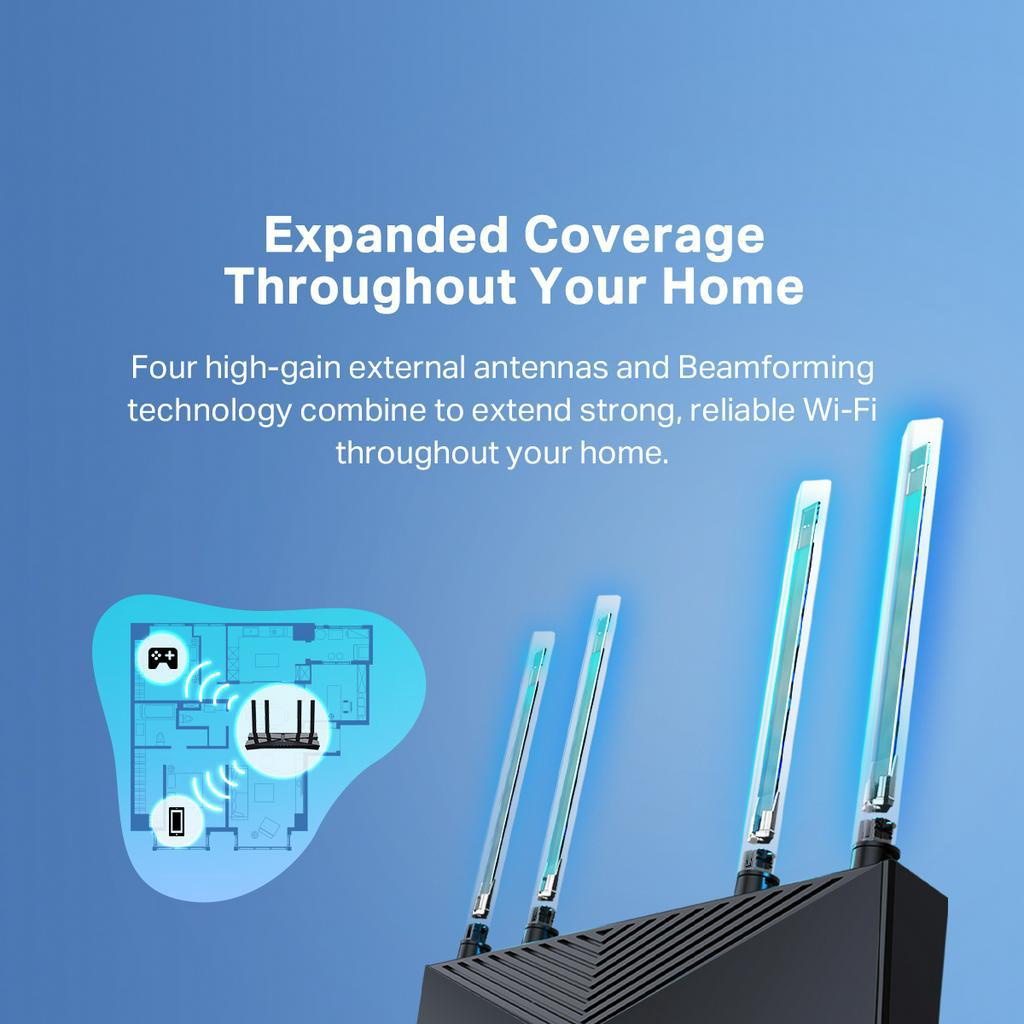 TP-LINK ARCHER AX53 / ARCHER AX55 AX3000 Dual-Band Gigabit WI-FI 6 ...