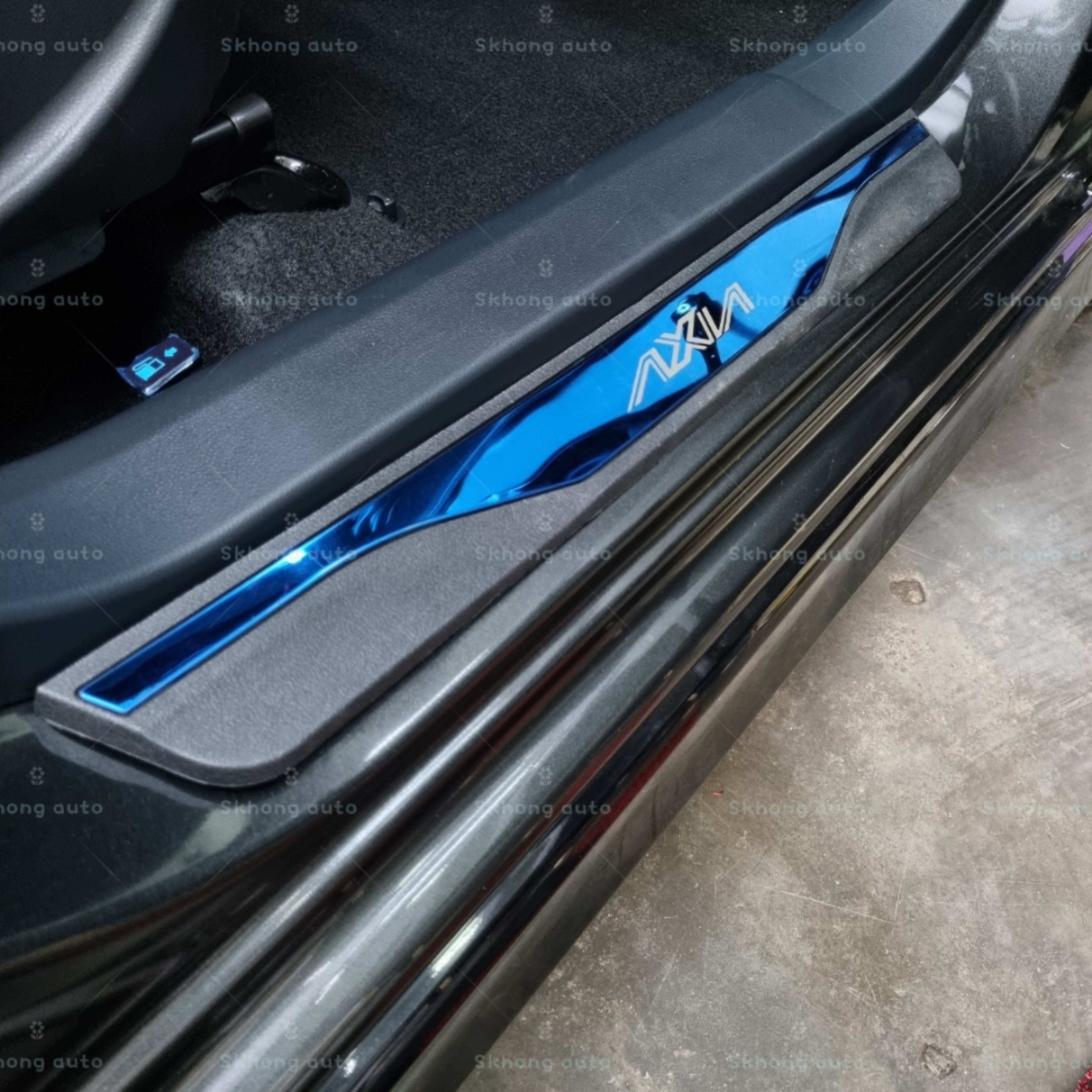 perodua axia new 2023-2024 carbon fiber door step abs sill plate axia ...