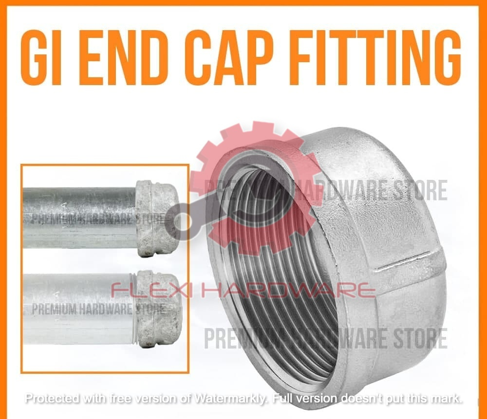 1/2" - 2" GI END CAP / GALVANISED IRON END CAP PIPE/ GI FITTING ...
