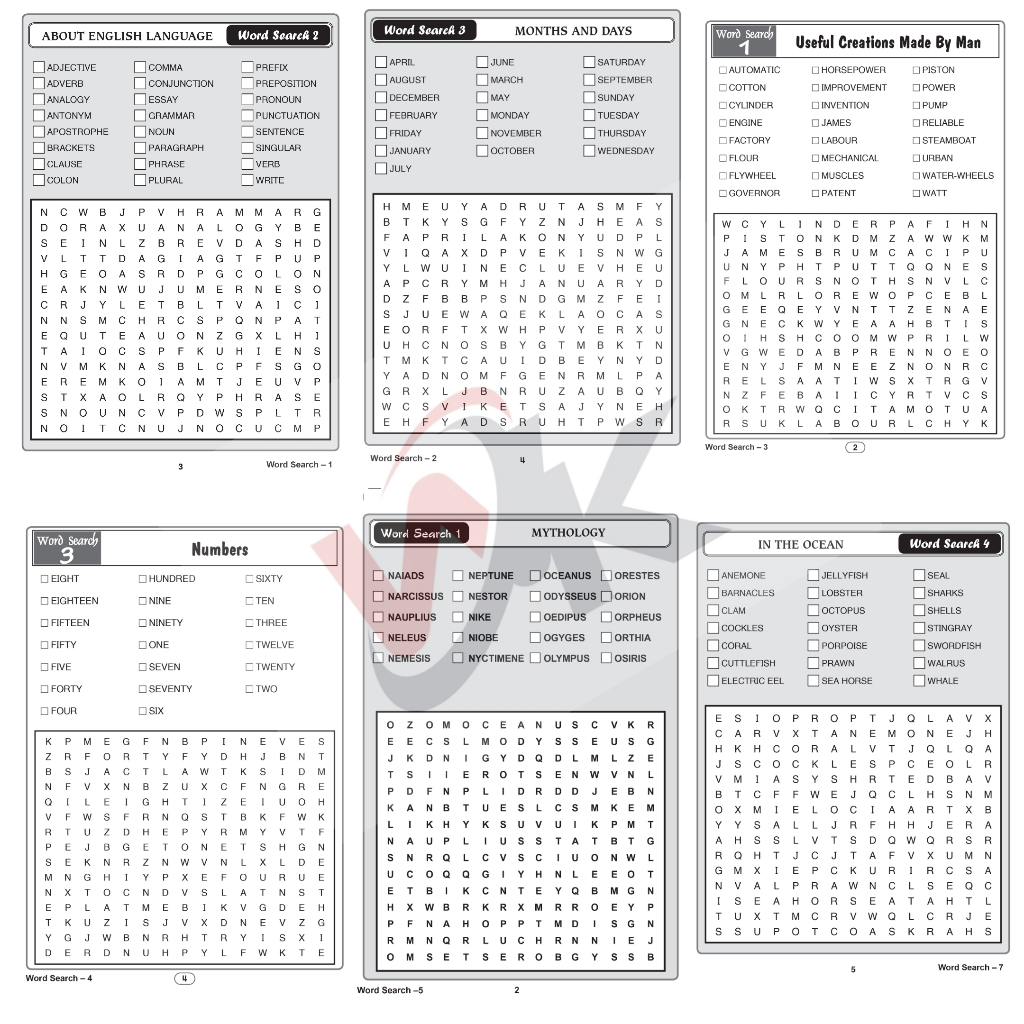 Amazing Jumbo Word Search | Puzzle Book | Adults | Crossword Puzzle ...