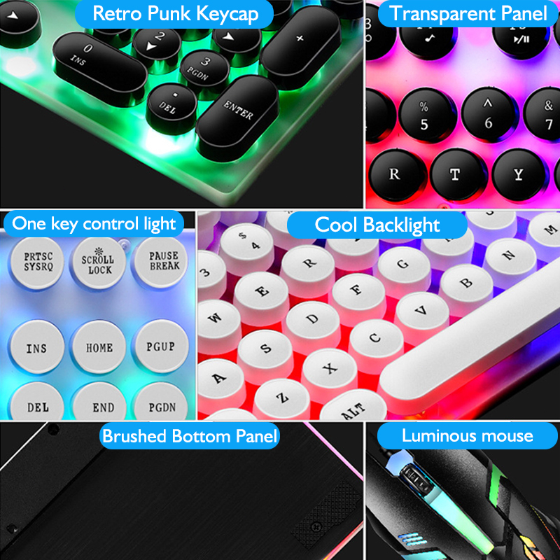 Gtx 300 Combo Keyboard Mouse Set Keyboard Gaming Set Gaming Mouse Waterproof Backlight Keyboard