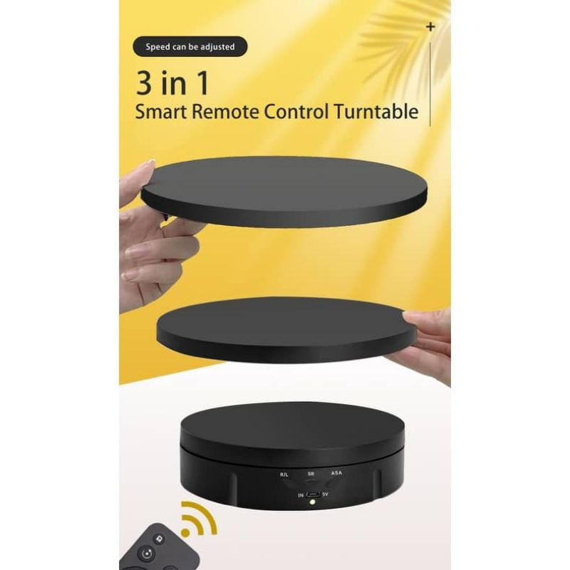 Premium 360 NEW 3 IN 1 22CM & 18CM & 15CM 10KG Electric Rotating ...