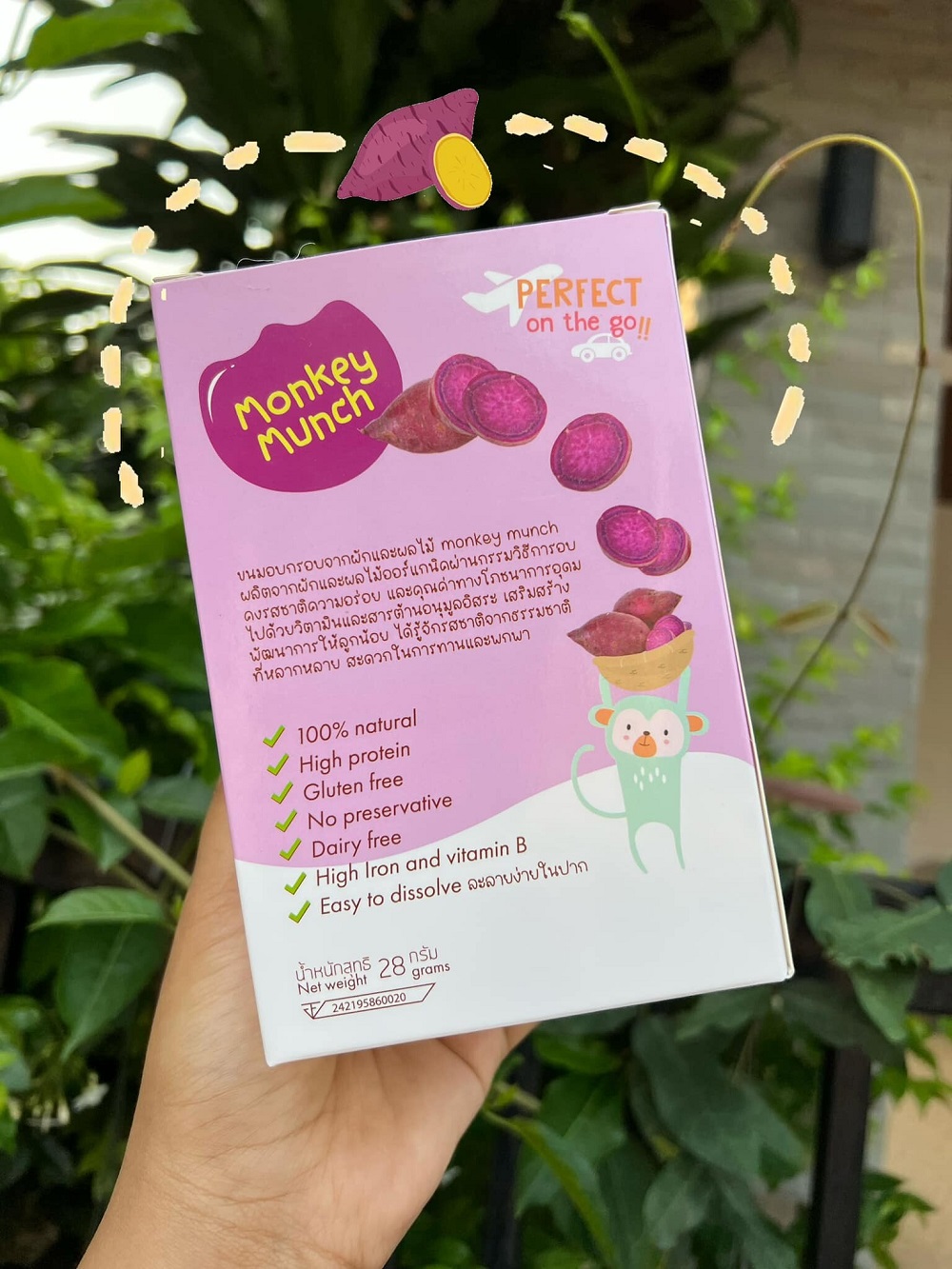 Monkey Munch: Crispy Baked Fruit & Veggie Munch (28g) | Shopee Singapore