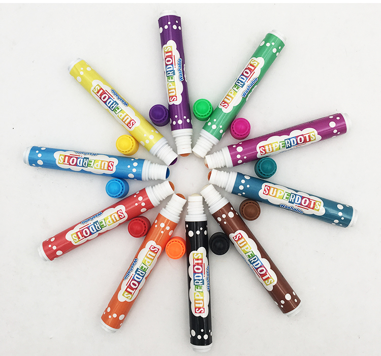 SUPERDOTS Art Dot markers Set 10 Colours Craft painting Art superdot ...