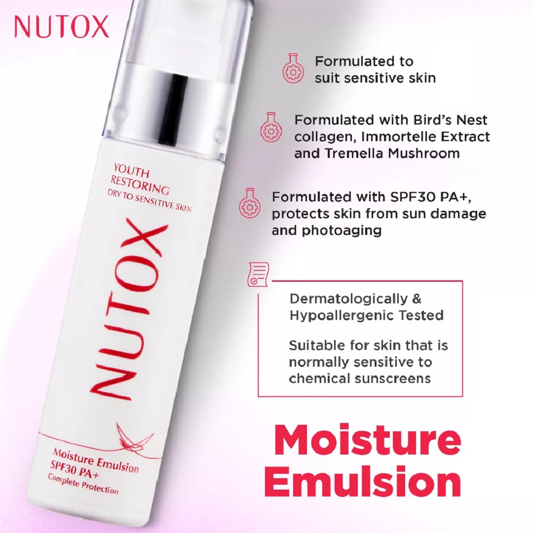 NUTOX Youth Restoring Moisture Emulsion SPF30 PA+ - Dry To Sensitive ...