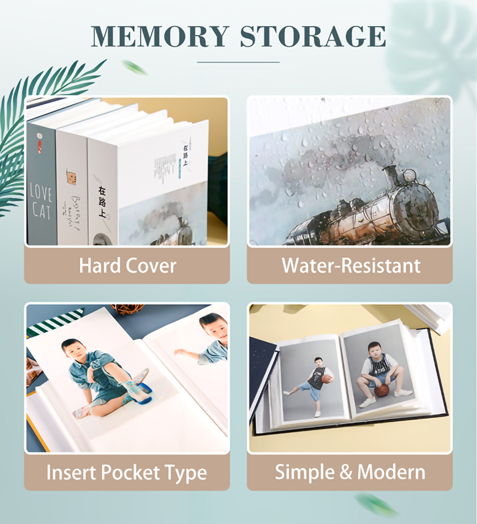 Photo Album 4R Insert Type 100pcs | Album Gambar 4R | Album 4R | Shopee ...