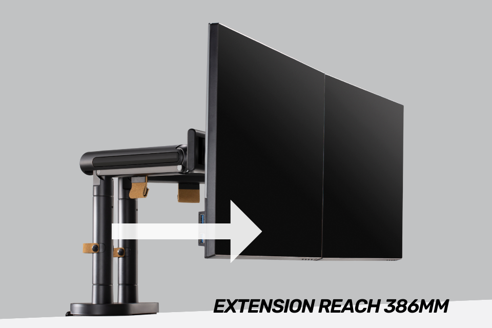 the Aryl™ Art Dual Slider Monitor Arm | Shopee Singapore