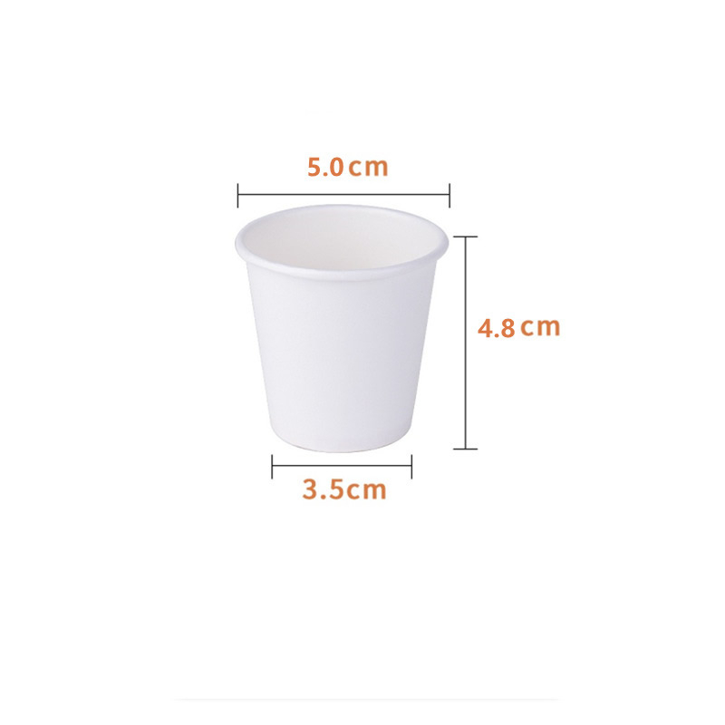 50ml Paper Sample Cup Plain White 50 PCS | 2.5oz Testing Paper Cup ...