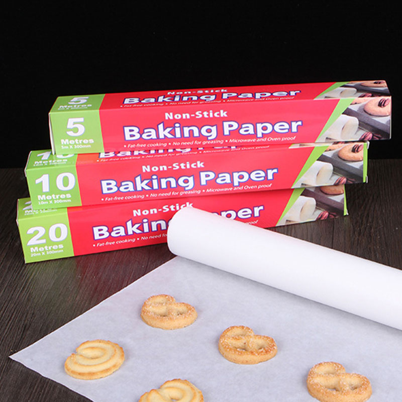 GREASEPROOF Non Stick Baking Paper Sheets With Cutter 5M 10M 20M 50M ...