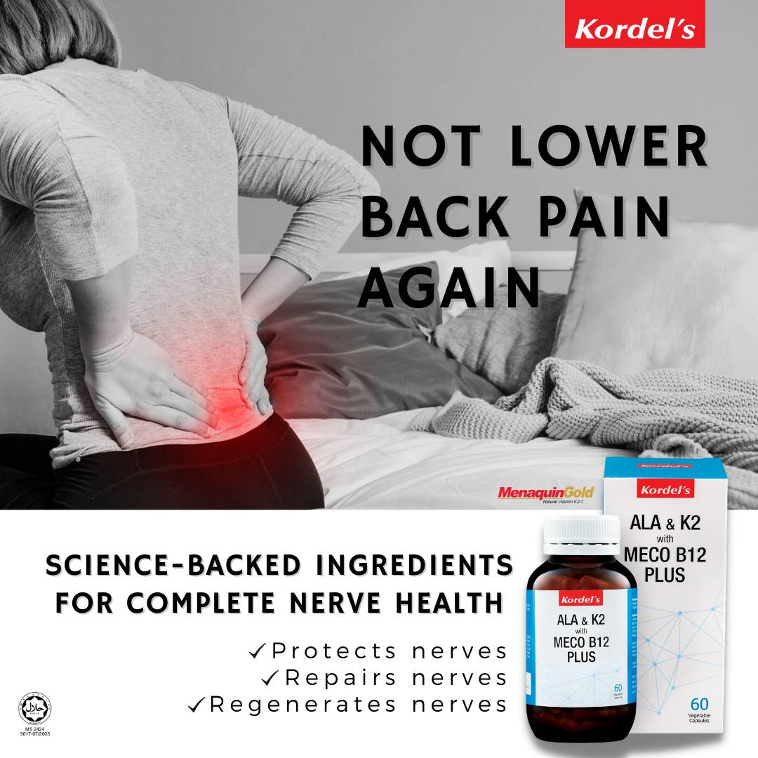 Kordel's ALA, Vitamin K2 + Meco B12 Plus 60s for Diabetic Nerve Pain ...