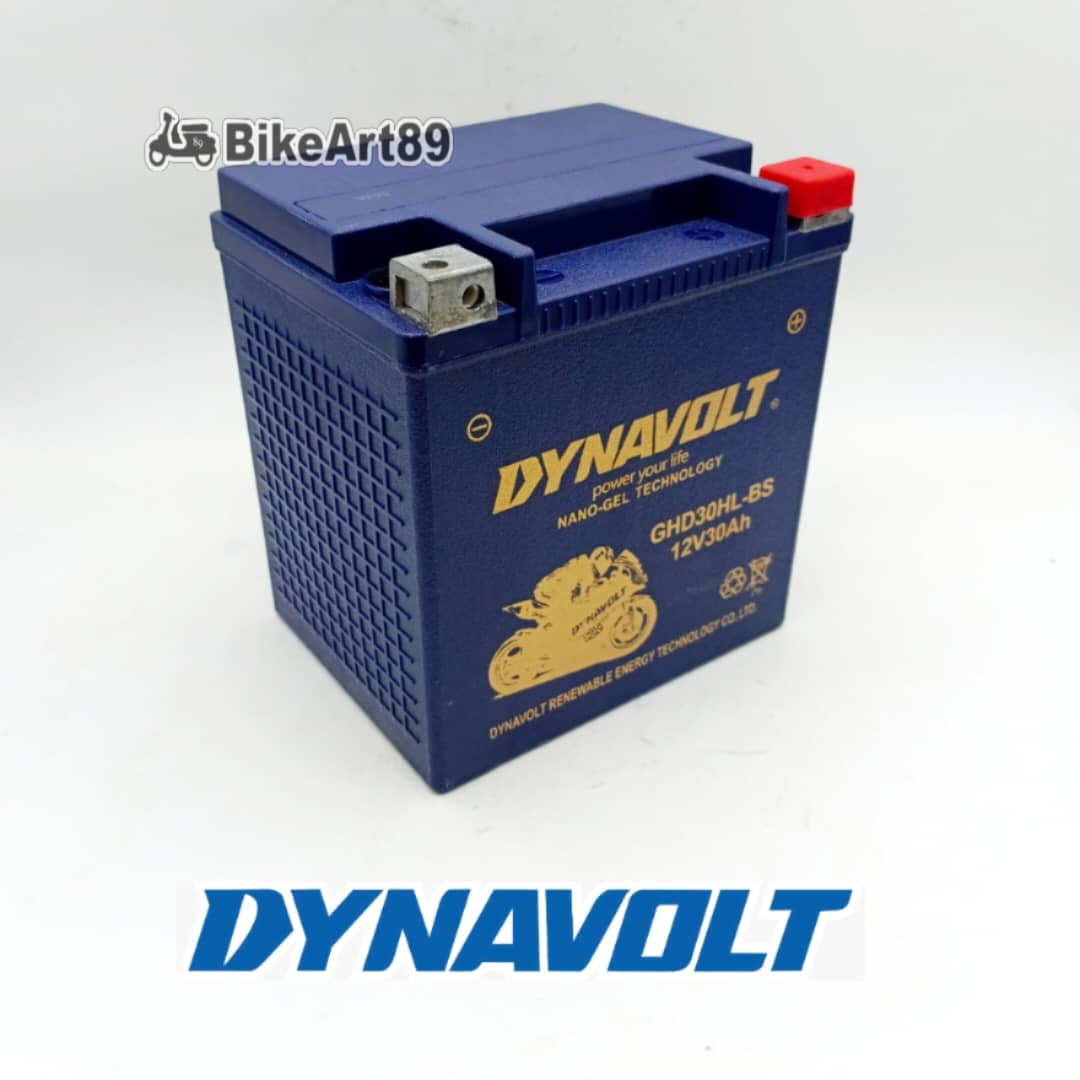 Dynavolt Battery Harley Davidson GHD30HL-BS NANO Gel Bateri Heavy Duty ...