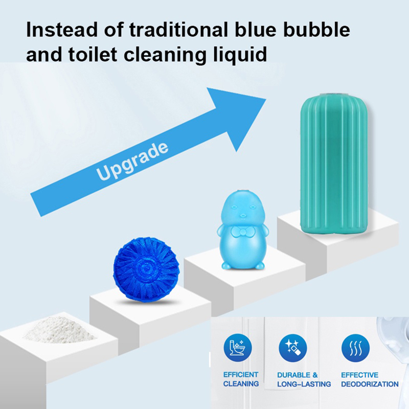 Portable Magic Box Toilet Cleaner Blue Bubble Toilet Automatic Cleaner ...