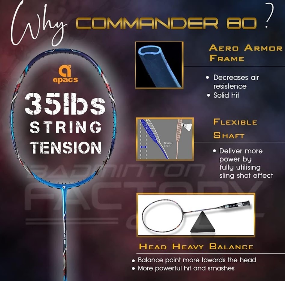 APACS COMMANDER 80 | Shopee Singapore