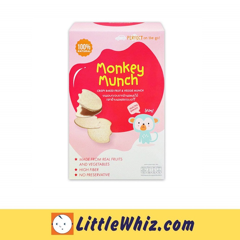 Monkey Munch: Crispy Baked Fruit & Veggie Munch (28g) | Shopee Singapore