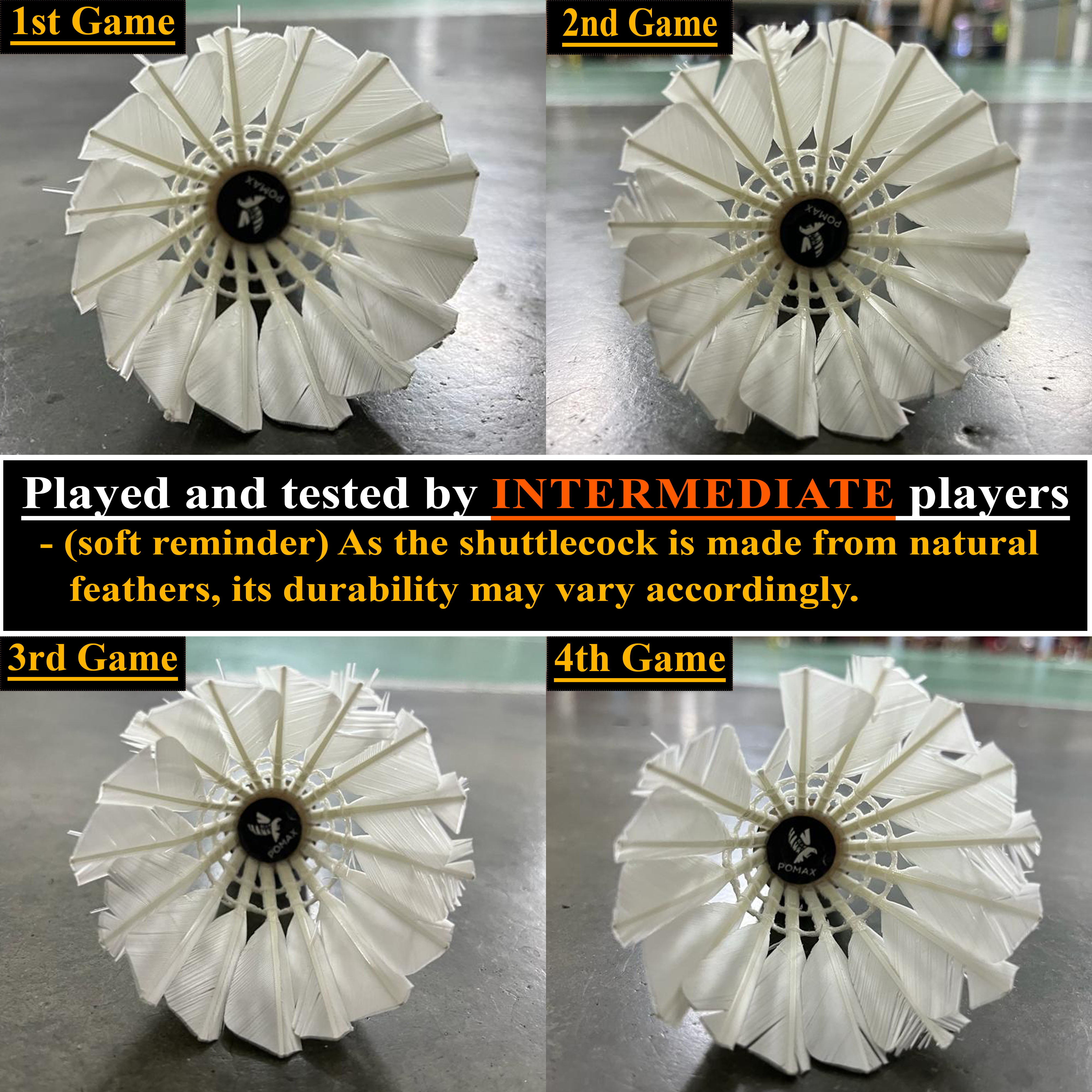 Pomax Black Hawk Badminton Shuttlecock (Durable Shuttle) | Shopee Singapore