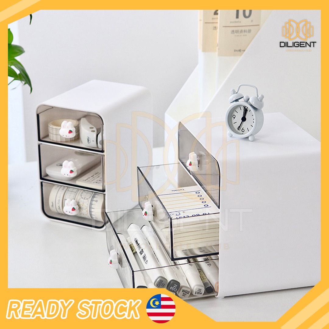 Multifunctional Storage Box With Drawers Multi Drawers Desk Organizer ...