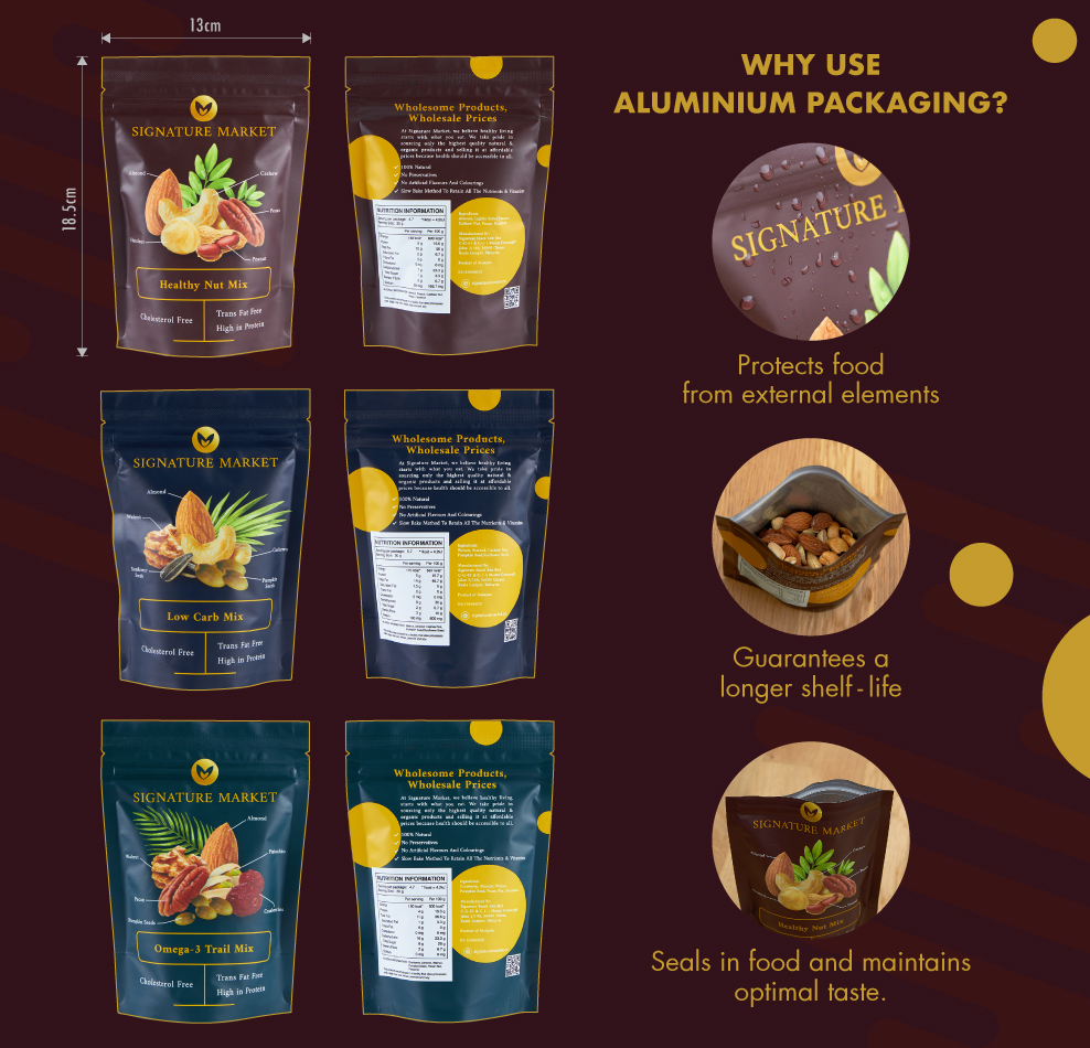 Signature Market Omega-3 Trail Mix (120g) | Shopee Singapore