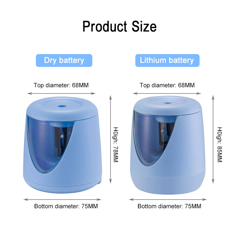 Automatic Electric Pencil Sharpener Battery Rotary Pencil Sharpener ...