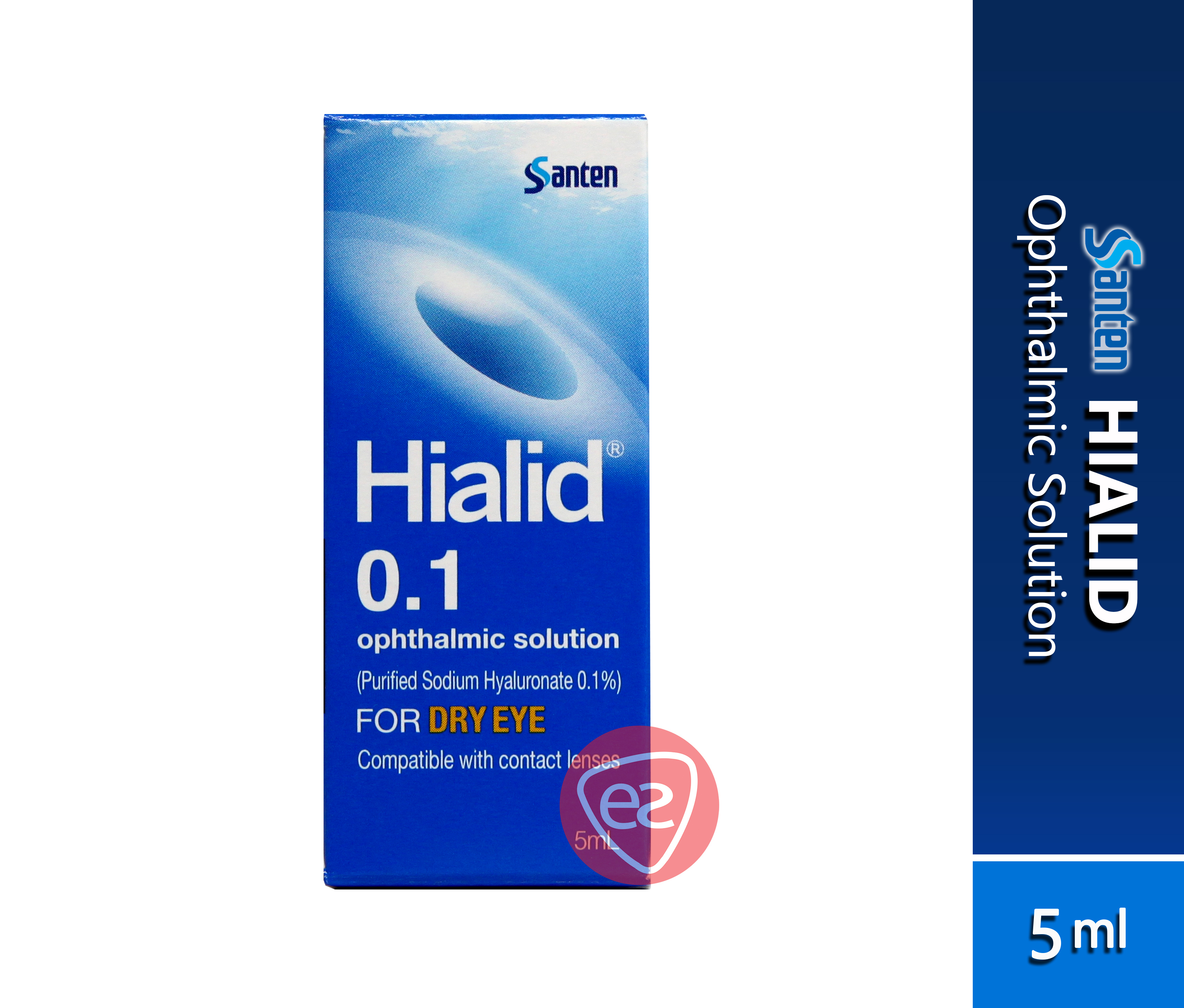 (EXP: 10.2027) SANTEN HIALID 0.1 OPHTHALMIC SOLUTION 5ML FOR DRY EYE ...