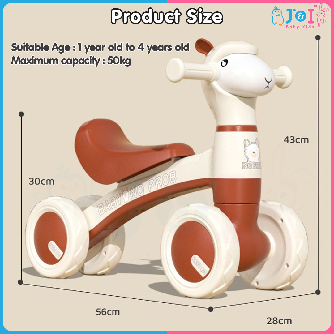 Alpaca Baby Sport Balance Walker Glider Mini Bike Learning Tricycle ...