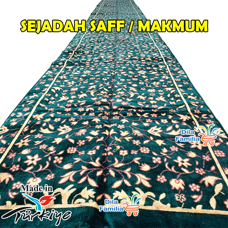 Sejadah Saff Makmum Flower Pattern Raudah Nabawi Medina Mosque For ...