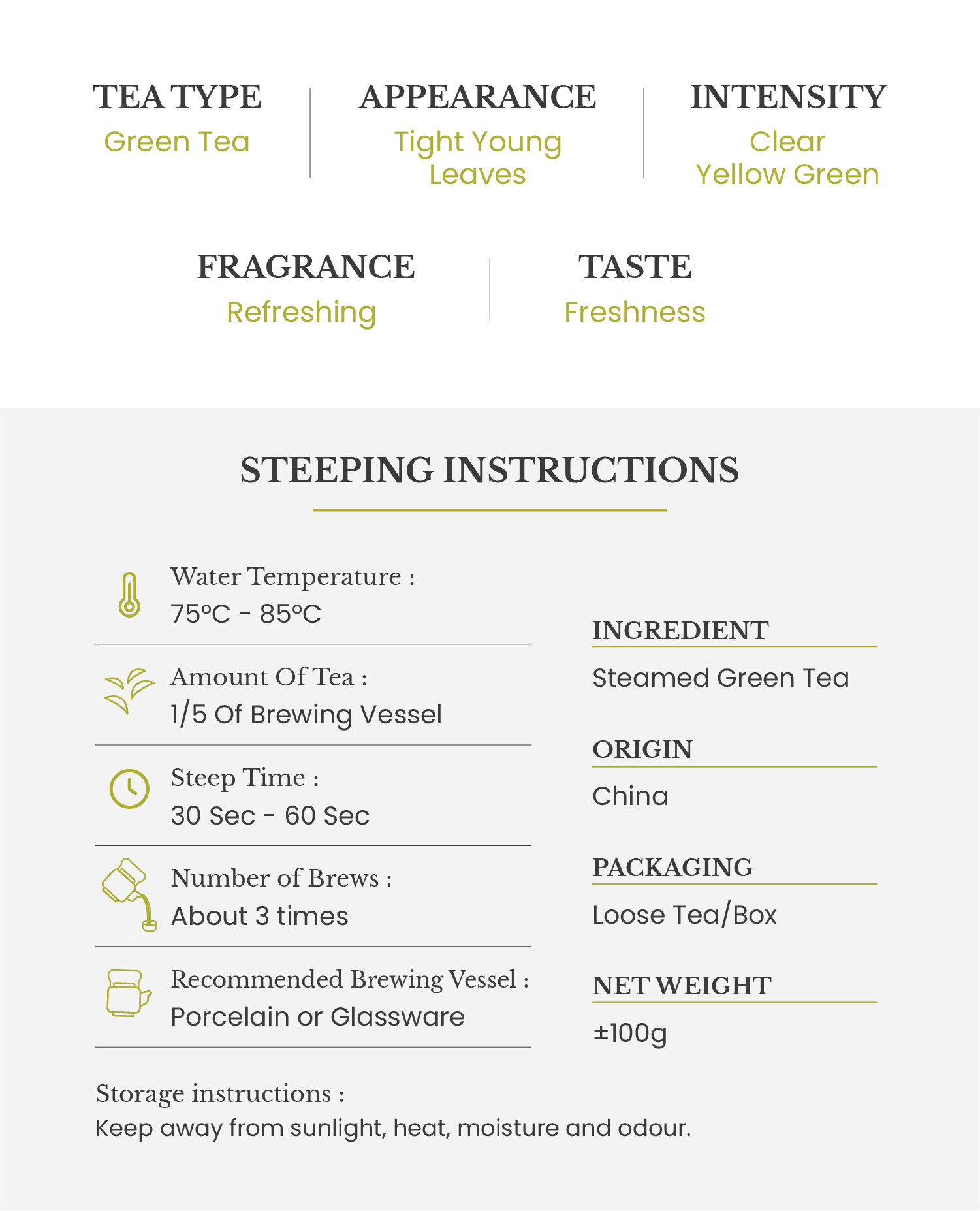 Purple Cane Green Tea 紫藤 绿茶 (100g) | Shopee Singapore