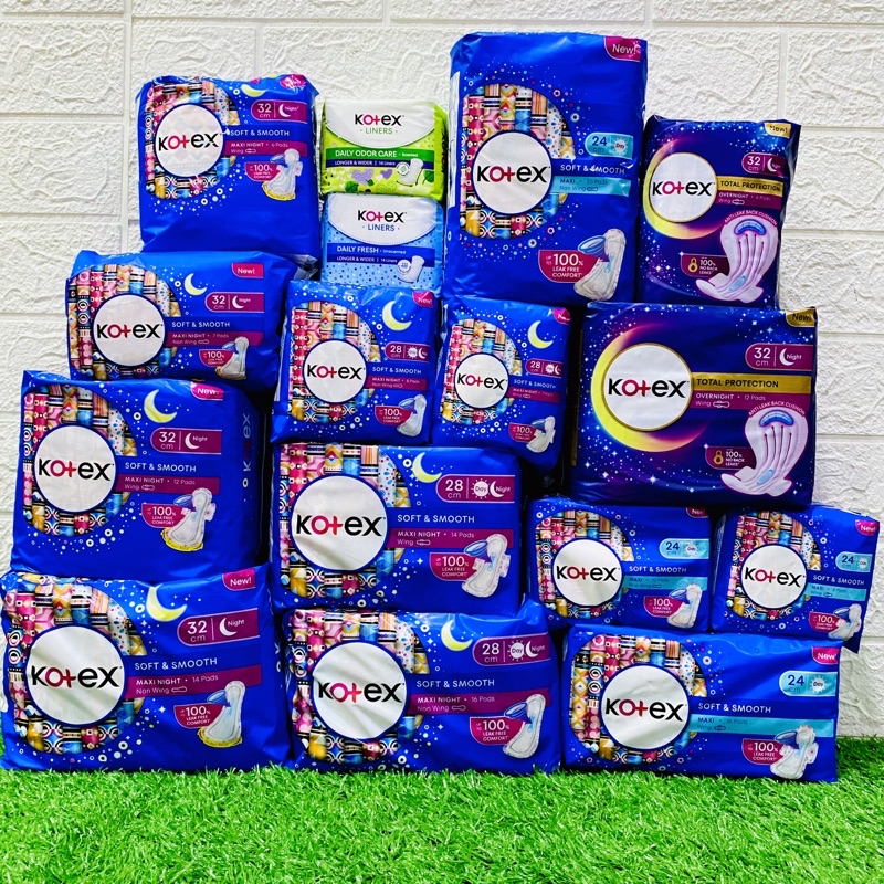 SANITARY PADS KOTEX SLIM/MAXI/OVERNIGHT/LINERS (100% LOCAL) | Shopee ...