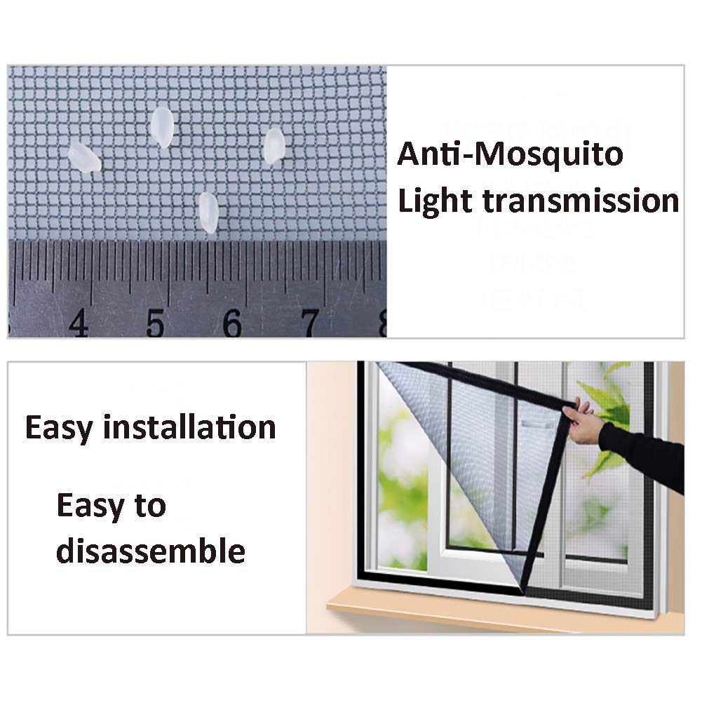 [Custom Size ]Jaring Nyamuk Window Mosquito Net DIY Window Shade Mesh ...