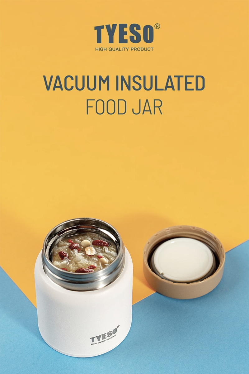 TYESO Cold And Hot Insulated Thermos Food Jar (220ml/280ml) TS-8764A/TS ...