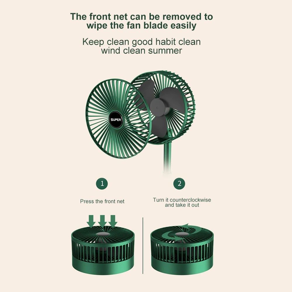 New Kipas Mini Adjustable Mini Fan Kipas Small Cooling Handy Desk Home ...