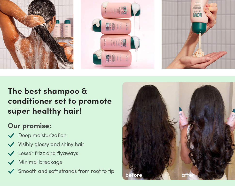 Shopee x Coco & Eve Like a Virgin Shampoo & Conditioner Bundle Set ...