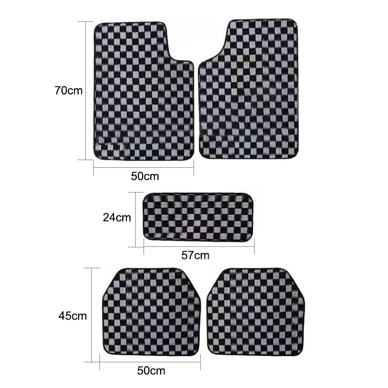 5PCS Dice Car Mat Carpet Dadu Karpet Kereta Universal Chess Checkmate ...